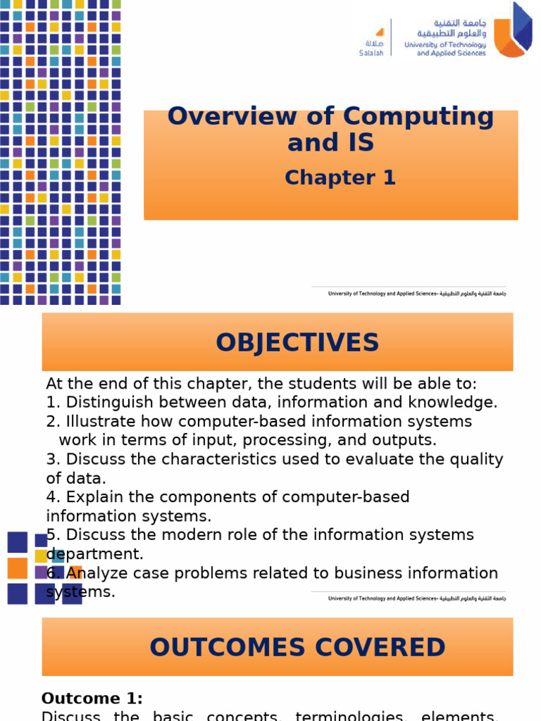 Chapter 1-Overview of Computing and Is | PDF | Software | Computer Network
