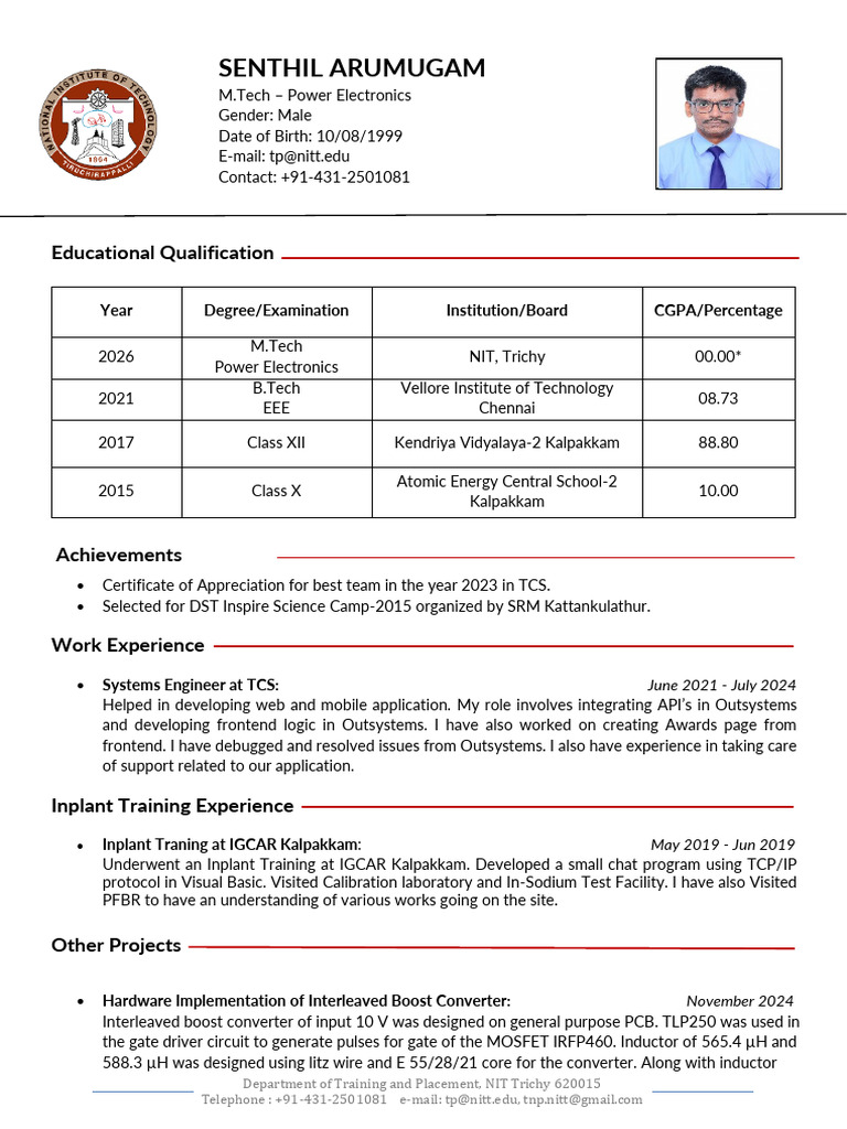 SenthilArumugam | PDF | Computing | Electronic Engineering
