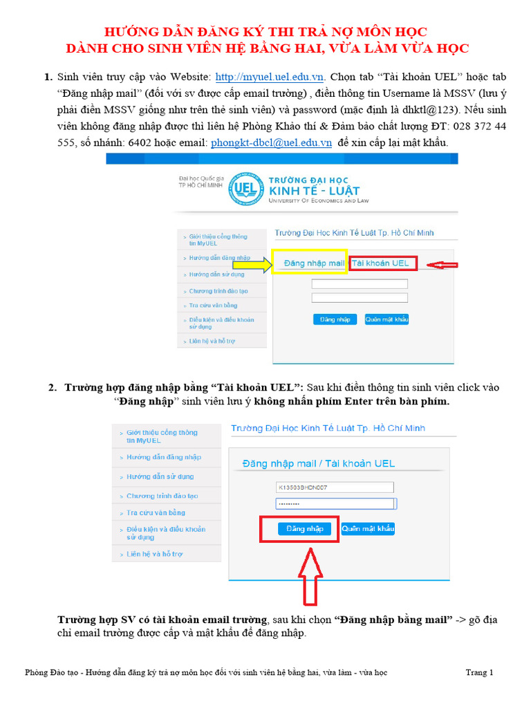 Huong Dan Dang Ky Tra No - V2 | PDF