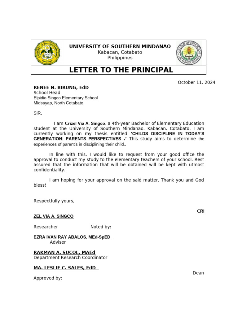 CJAY-LETTER[1] | PDF | Disciplines | Social Psychology