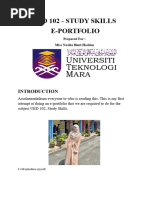 Ued 102 - E-Portfolio | PDF | Memory | Learning Styles
