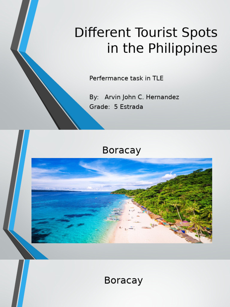 Different Tourist Spots in The Philippines | PDF