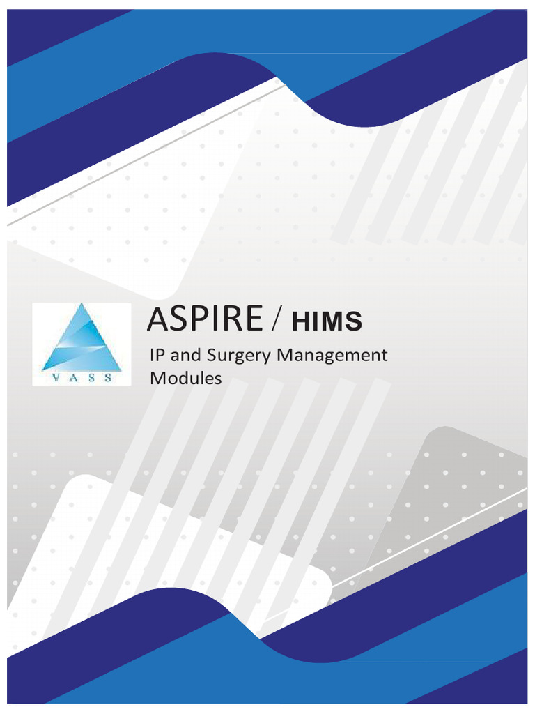 ASPIRE HIMS-Brochure-IP-SurgeryManagement | PDF | Surgery | Electronic ...