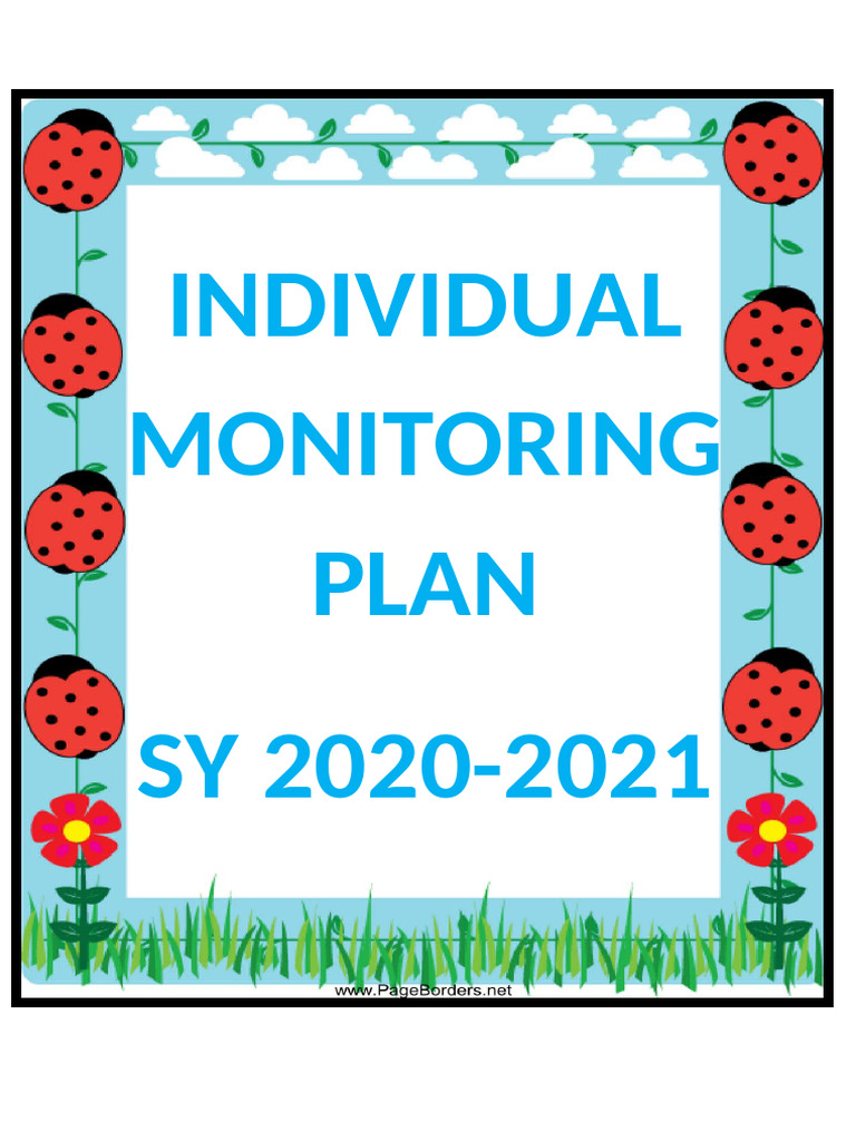 Individual Monitoring Plan | PDF