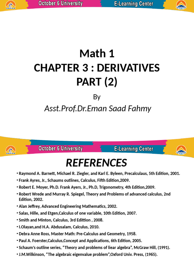 El604 Lecture_5 Derivatives Part (2) | PDF