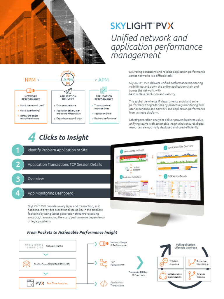 Accedian SkyLIGHT PVX Brochure | PDF | Transmission Control Protocol | Computing