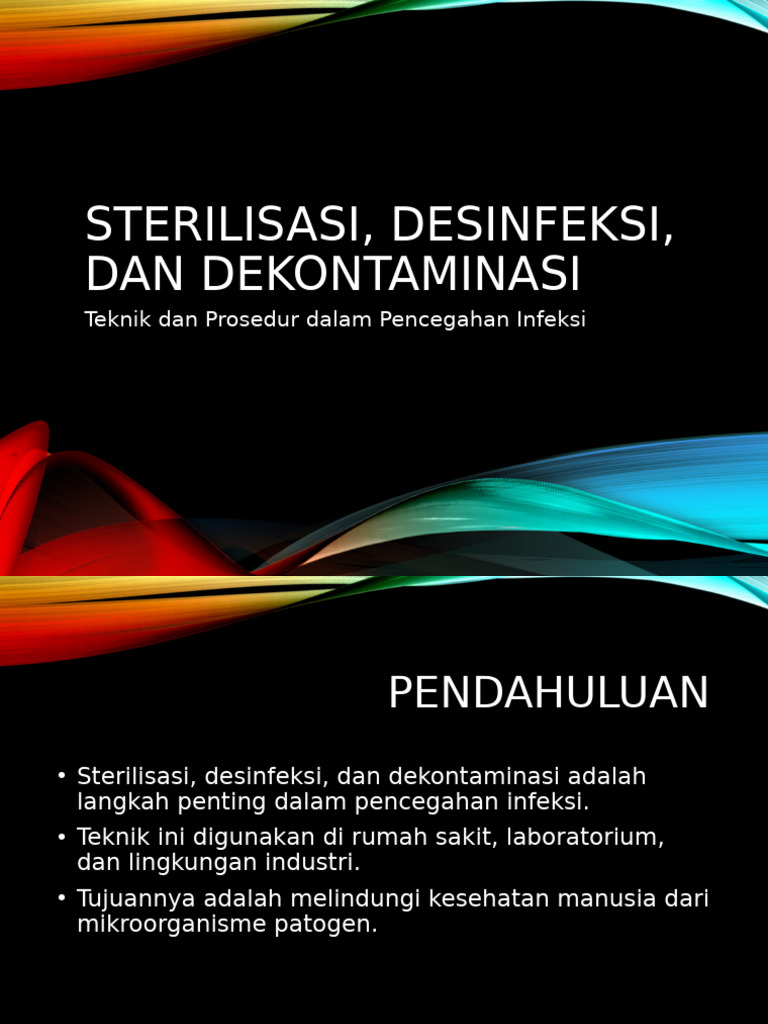 Sterilisasi_Desinfeksi_Dekontaminasi | PDF