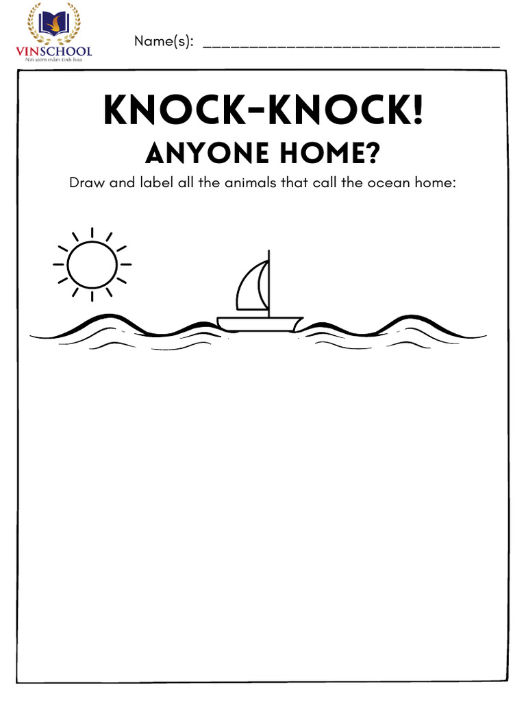 Animal Habitat Drawing Activity | PDF