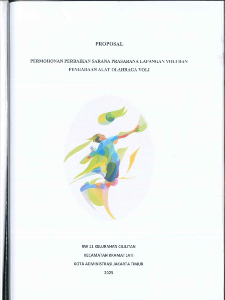Contoh Proposal Permohonan Perbaikan Sarana Olahraga | PDF