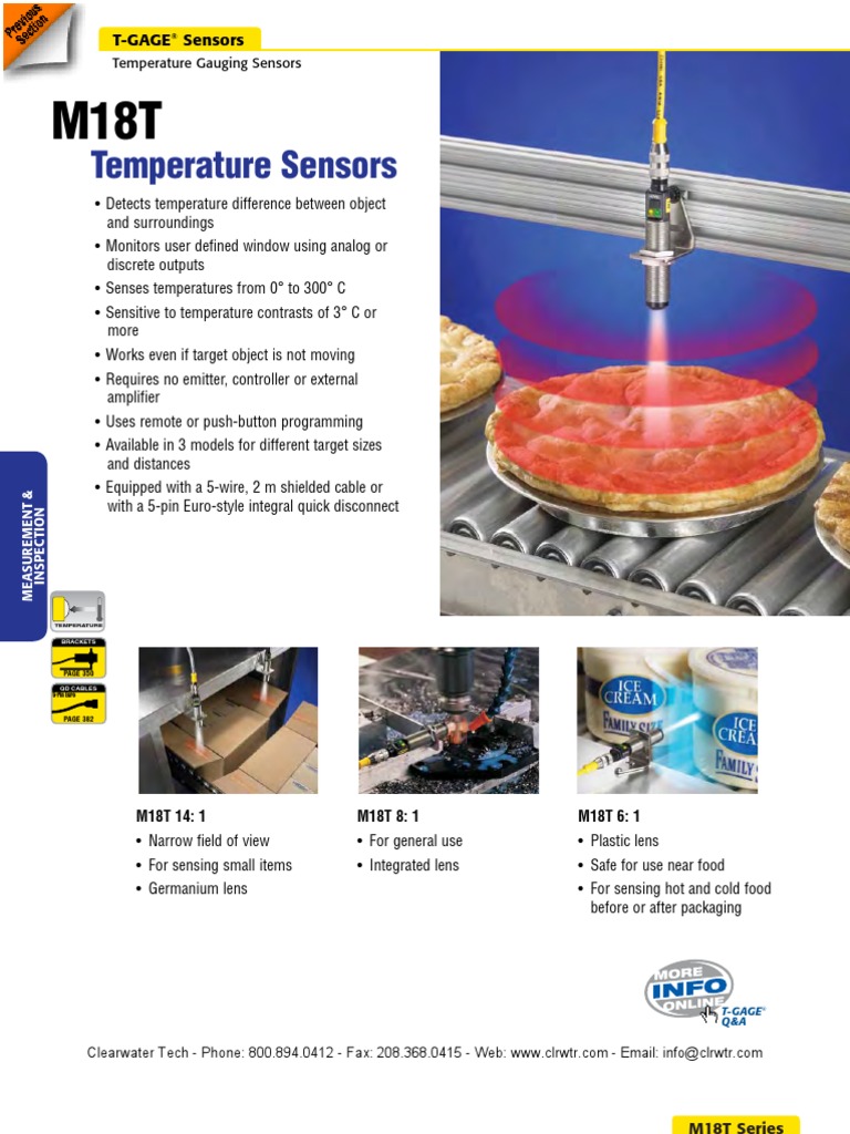 Banner M18T Temperature Sensors | PDF | Bipolar Junction Transistor ...
