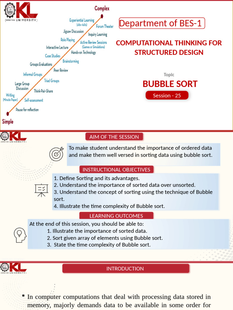 Bubble Sort Pdf Computer Programming Algorithms And Data Structures