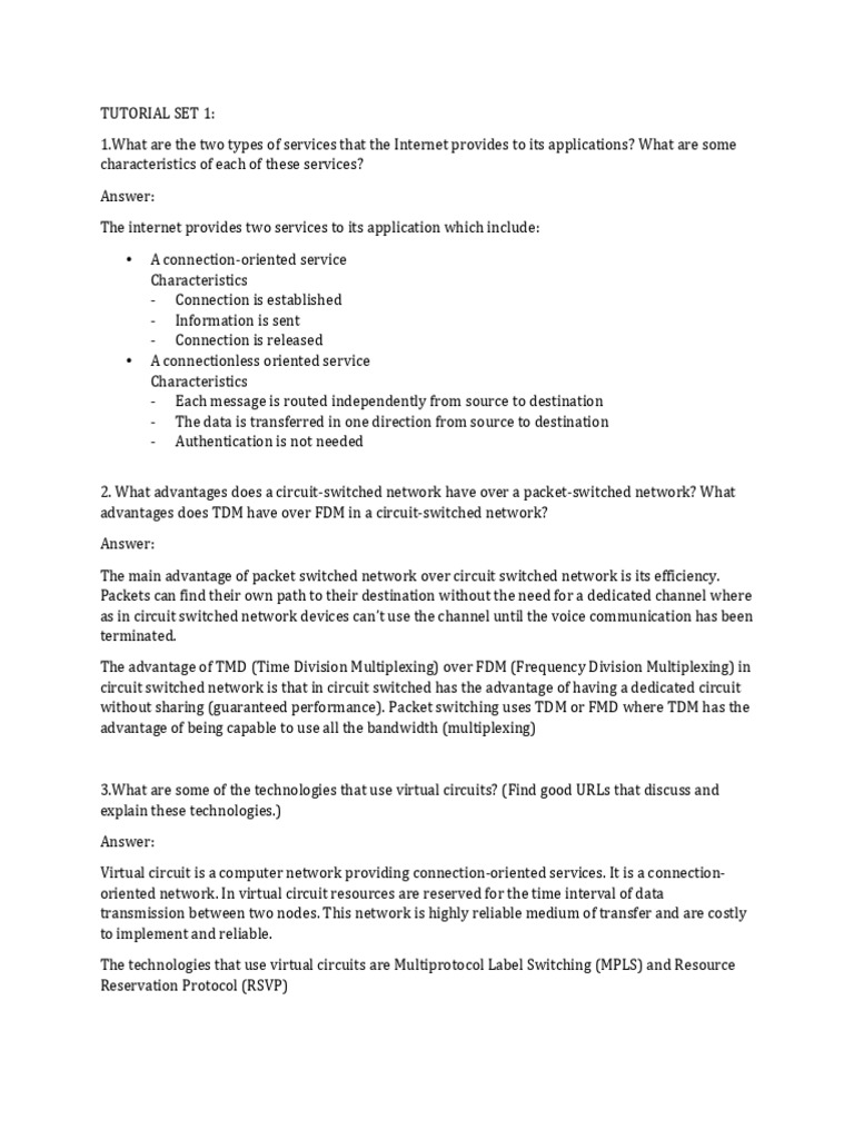 CS243 Tutorial One Answers | PDF | Internet Protocols | Ip Address