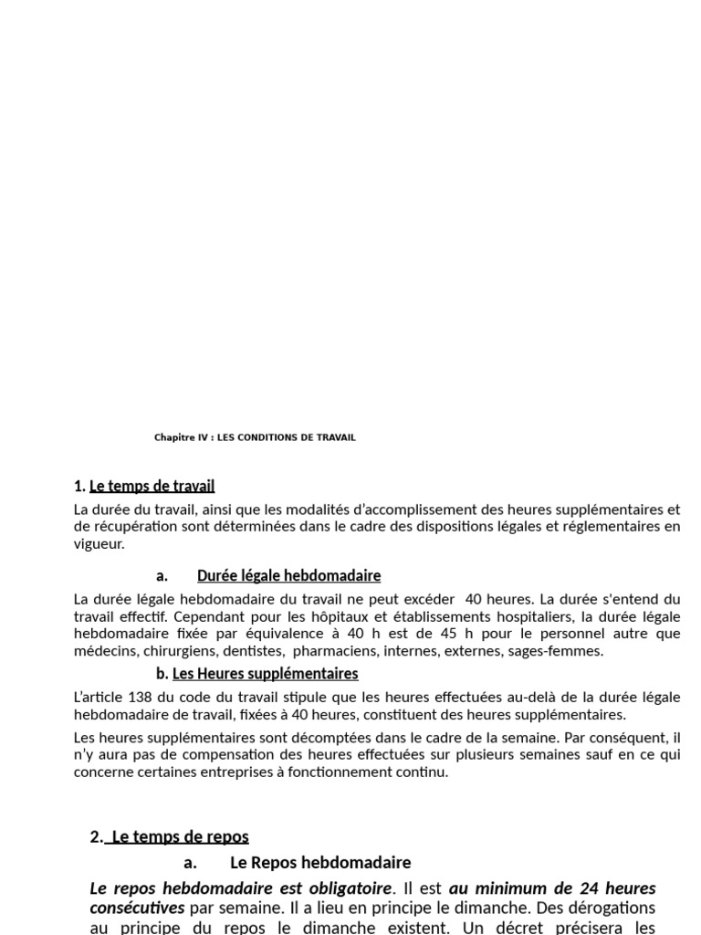 Cours RH OK | PDF | Heures supplémentaires | Salaires