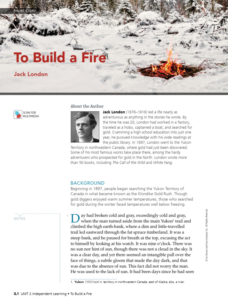 To Build A Fire | PDF