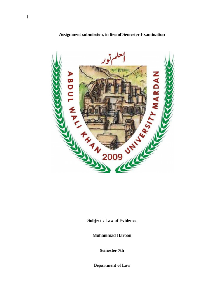 Plea of Alibi (Law of Evidence) | PDF | Bail | Arrest