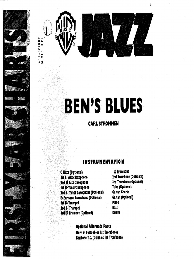 Ben's Blues by Carl Strommen | PDF