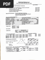 Transformer Test Report | PDF | Transformer | Power (Physics)