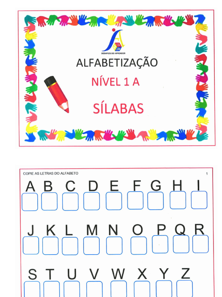 ABACADA - Sílabas - Nível 1A | PDF