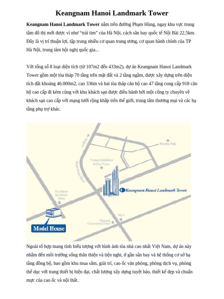 Keangnam Hanoi Landmark Tower | PDF