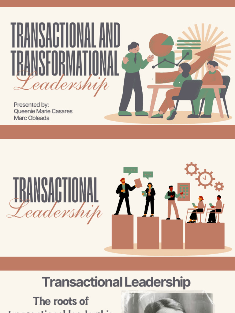 Transactional and Transformational Leadership | PDF | Transformational ...