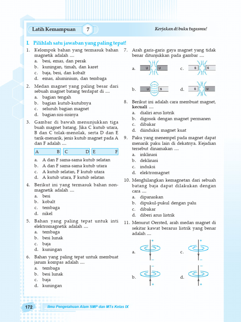 Latihan Soal Kemagnetan 4 | PDF