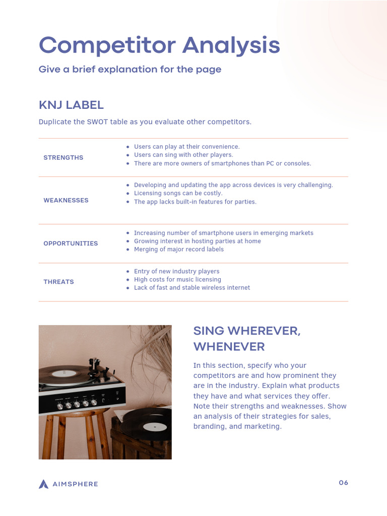 Competitor Analysis | PDF