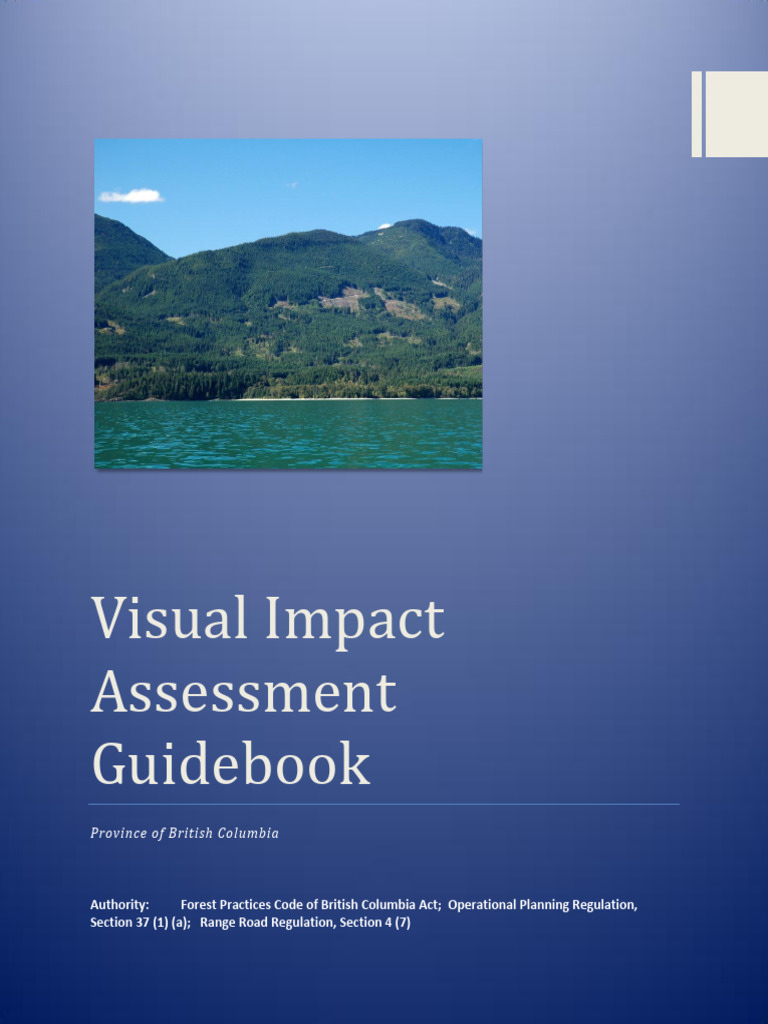 Visual Impact Assessment Guidebook | PDF | Shape | Simulation