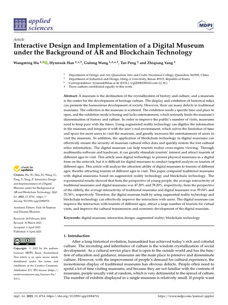 Interactive_Design_and_Implementation_of_a_Digital | PDF | Augmented Reality | Museum