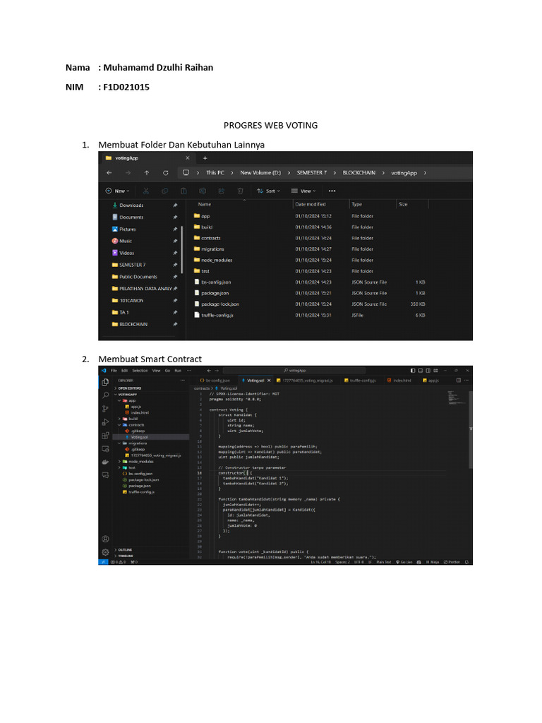 Progressreport F1D021015 MuhammadDzulhiRaihan | PDF
