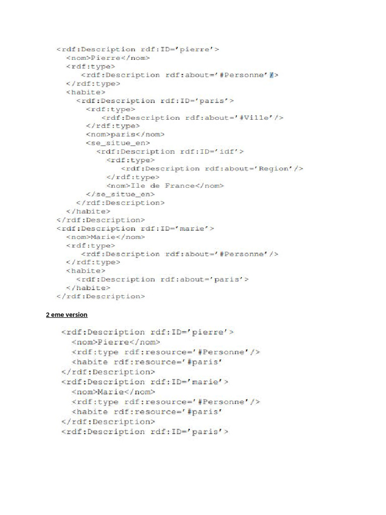 Solution RDF EXO | PDF