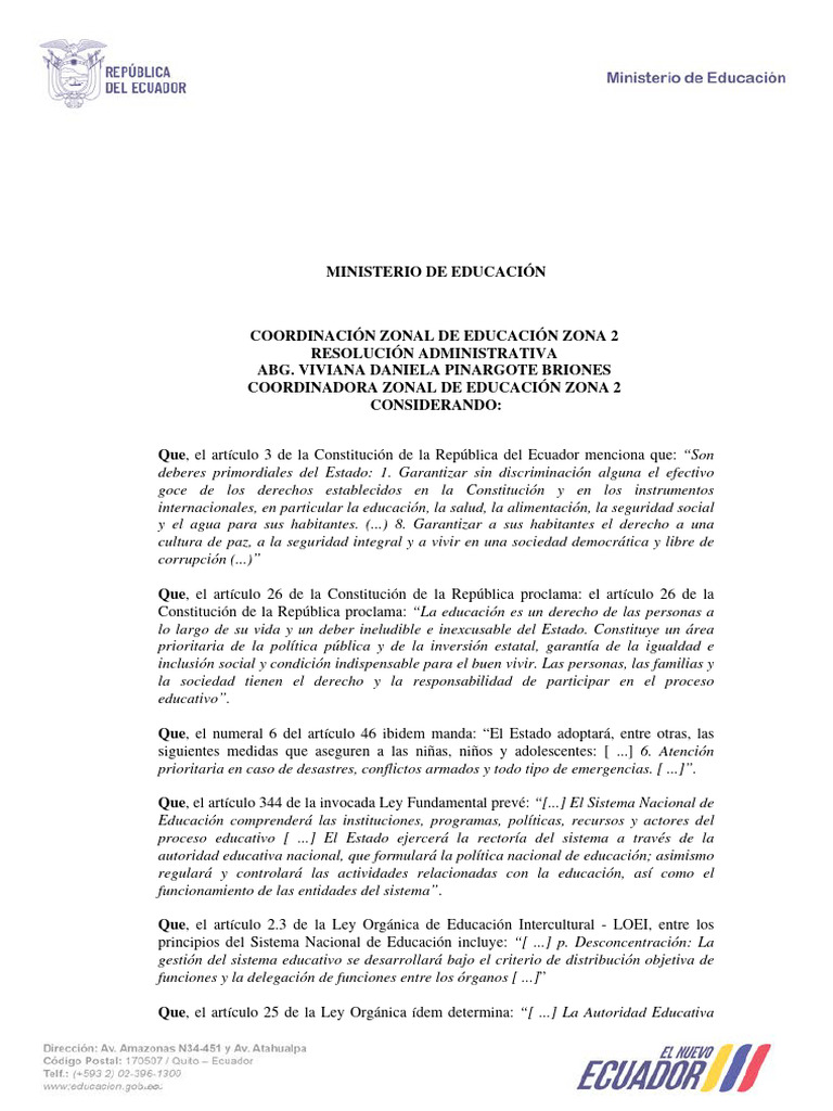 Mineduc CZ2 2024 00503 R | PDF | Derecho laboral | Gobierno