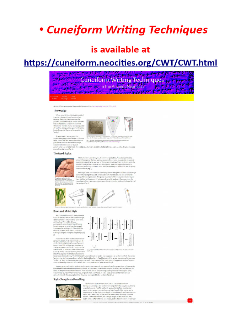 Cuneiform_Writing_Techniques | PDF