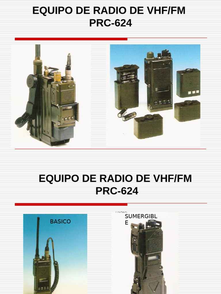 Características del Radio PRC-710 | PDF | Modulación de frecuencia | Radio