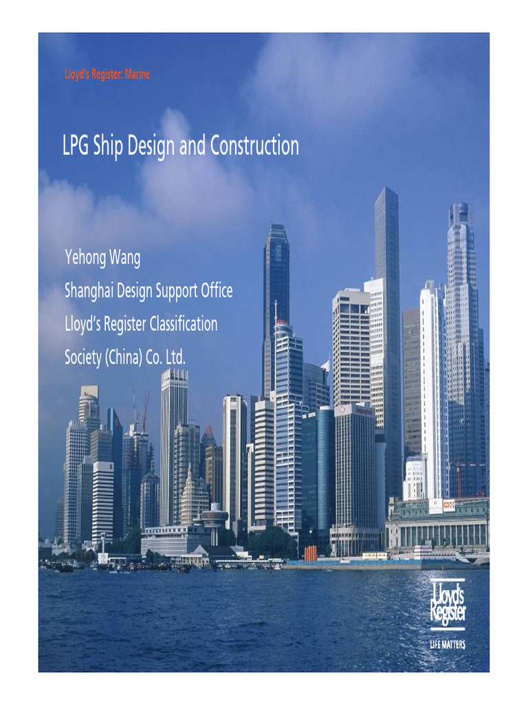 LPG Ship Design and Construction LR | PDF | Liquefied Petroleum Gas ...