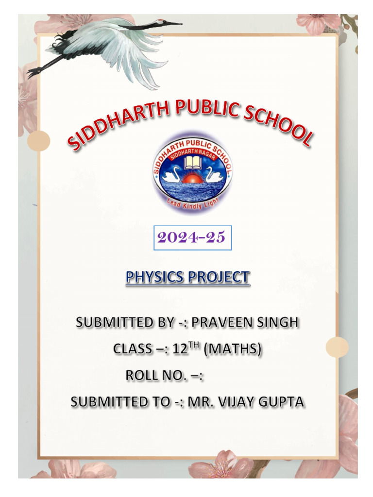 Praveen (Physics) 1 | PDF