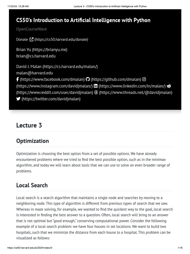 Lecture 3 - CS50_s Introduction to Artificial Intelligence with Python ... Lecture 3 - CS50_s Introduction to Artificial Intelligence with Python ...