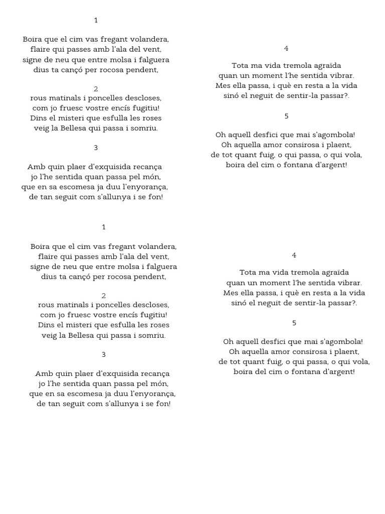 Poema 2 | PDF