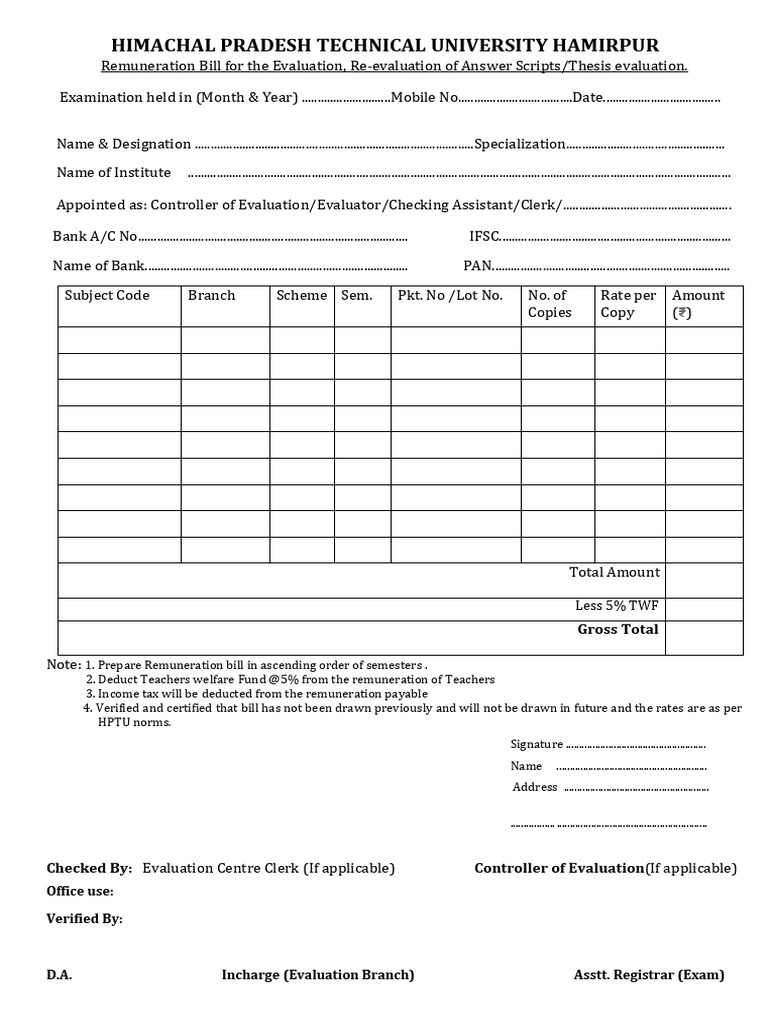 Sudheer Remuneration Bill Guidelines | PDF | Taxation | Public Finance