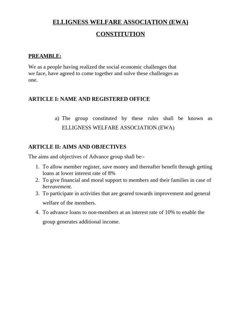 Ewa Constitution | PDF | Committee | Constitutional Amendment