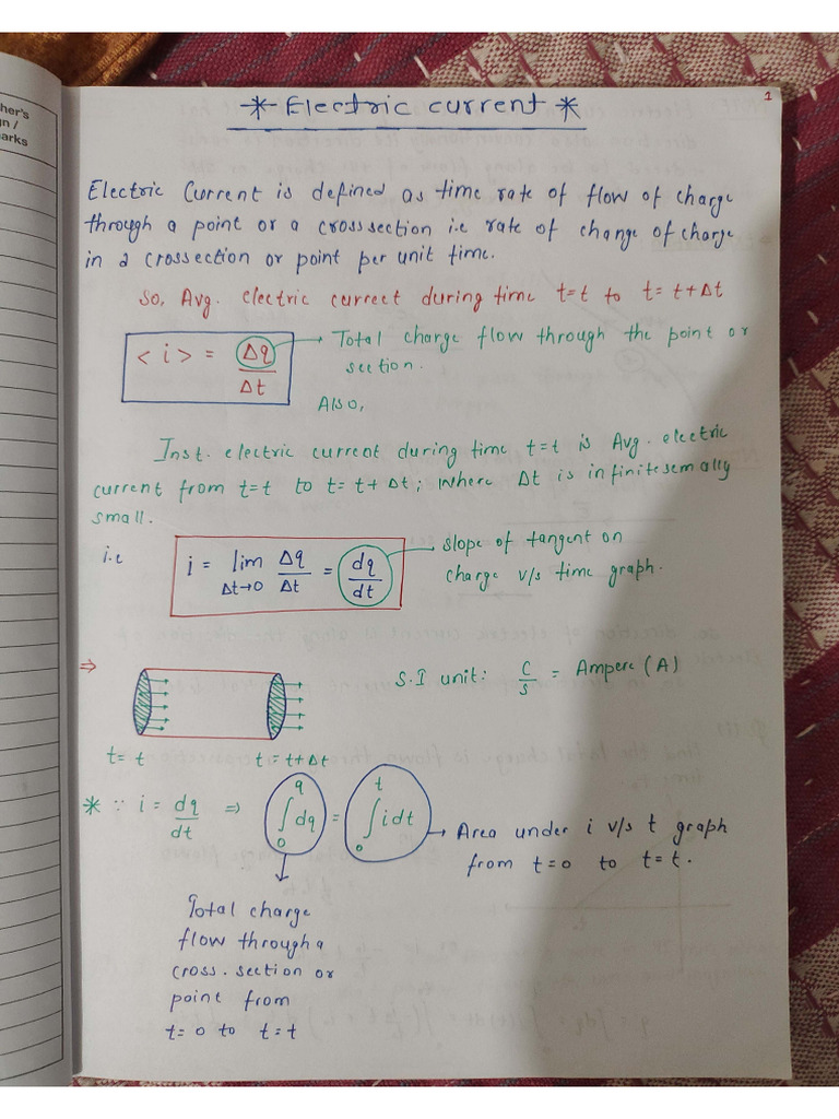 Electric Current | PDF