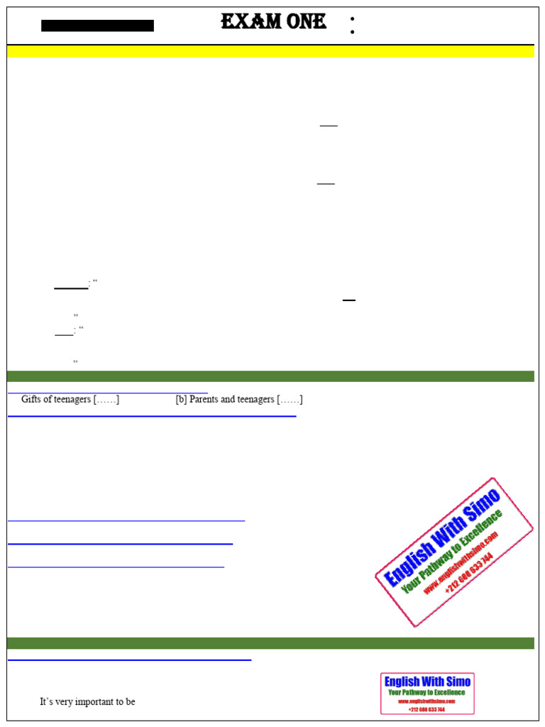 Physics Exam Correction | PDF | Adolescence