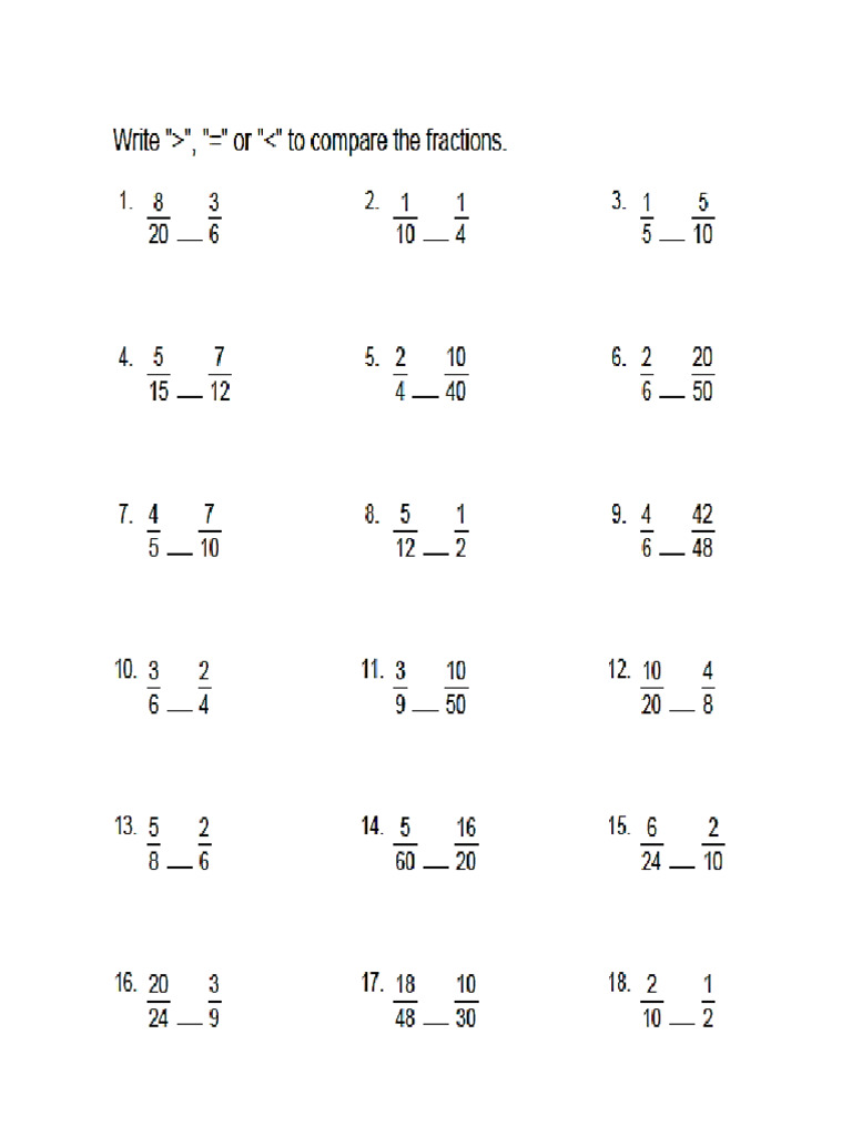 Similar and Dissimilar Fraction | PDF