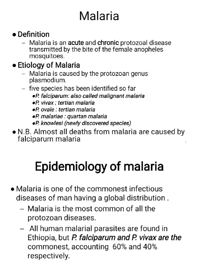 Malaria | PDF