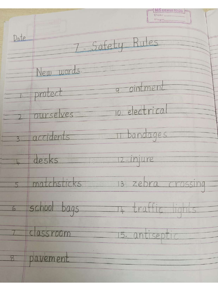 Class 2 Evs Ls-7 Notebook | PDF