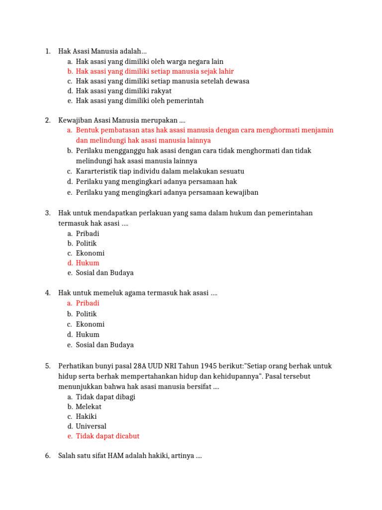 Latihan Soal Pp_kelas Xii_2425 | PDF