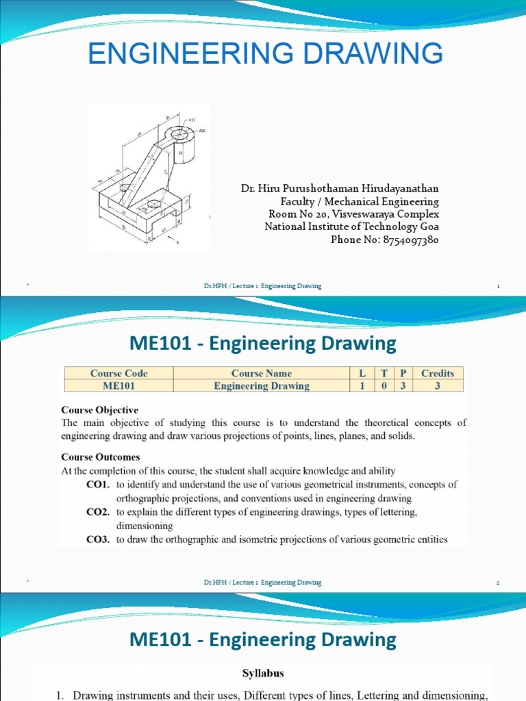 Week 1 - Lines- Lettering - Dimensioning.ppt | PDF | Drawing ...