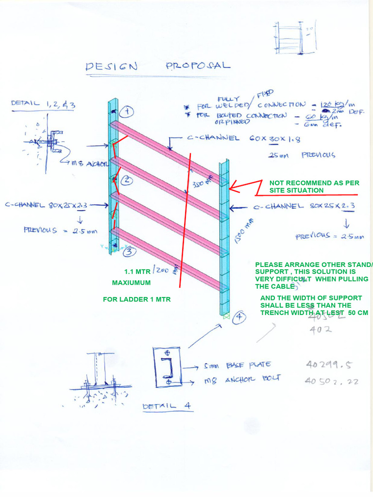 Cable Ladder Support System | PDF