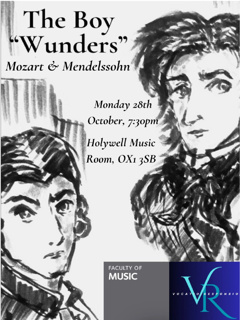 Mozart and Mendelssohn Concert Program | PDF | Orchestras | Wolfgang ...