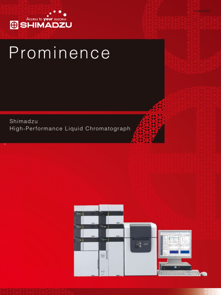 Prominence: Shimadzu High-Performance Liquid Chromatograph | PDF | Mass ...