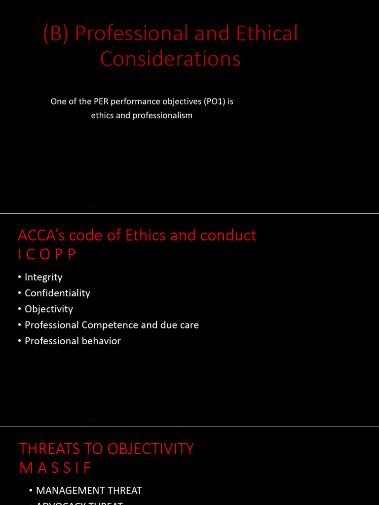 Professional & Ethical Guidelines in Auditing | PDF